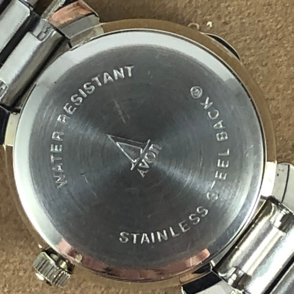 Avon | Accessories | Vintage Avon Silver And Gold Tone Link Watch ...